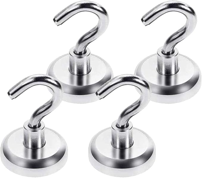 Neodymium Magnetic Hooks Strong Swivel Magnet Hook, Powerful Magnetic ...