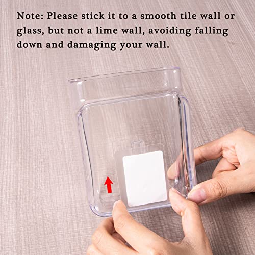 Yeeco Clear Acrylic Remote Holder Wall Mount, Remote Control Holder ...