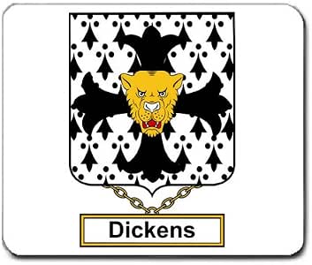 Amazon.com : Dickens Family Crest Coat of Arms Mouse Pad : Office Products