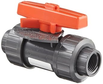 GF Piping Systems PVC True Union Metering Ball Valve, Two Piece, PTFE ...