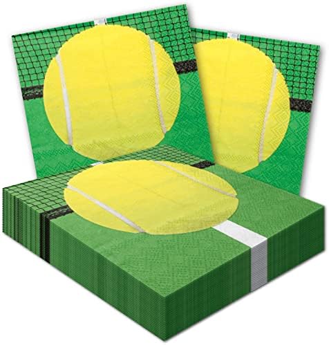 Havercamp Tennis Luncheon Napkins (32 pack)! Beautiful 6.5 inch square ...