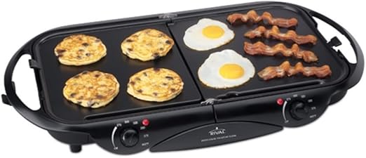 Amazon.com: Rival GRF405 Fold-n-Store Griddle: Electric Griddles ...