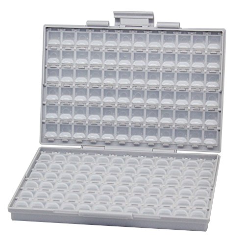 AideTek BOX-ALL Enclosures SMD SMT Resistor Capacitor Organizer , GRAY ...