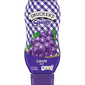 Amazon.com : Smucker's Squeeze Grape Jelly, 20 Ounces (Pack of 12 ...