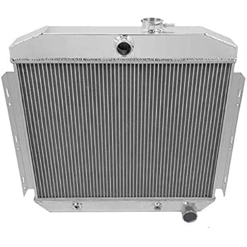Amazon.com: ALLOYWORKS 4 Row Aluminum Radiator For 1955 1956 1957 Chevy ...
