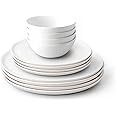 Amazon.com: Fable Dinnerware Set - Includes 4 Each of The Dinner ...