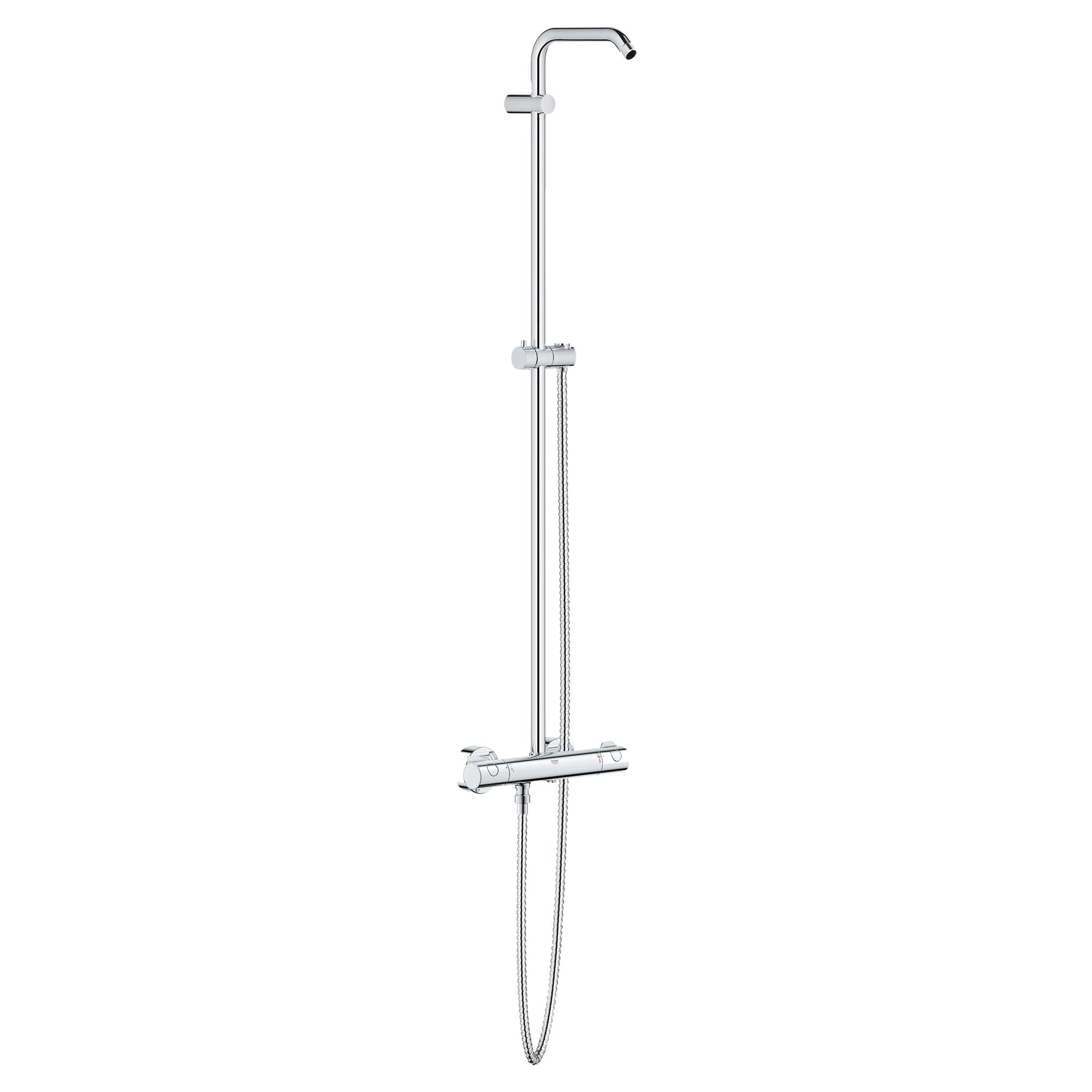 Grohe 26421000 New Tempesta Shower System with Thermostat for Wall ...