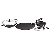 Buy Hawkins Futura Hard Anodised Cookware Set, 4 Pieces (LS1) Online at ...