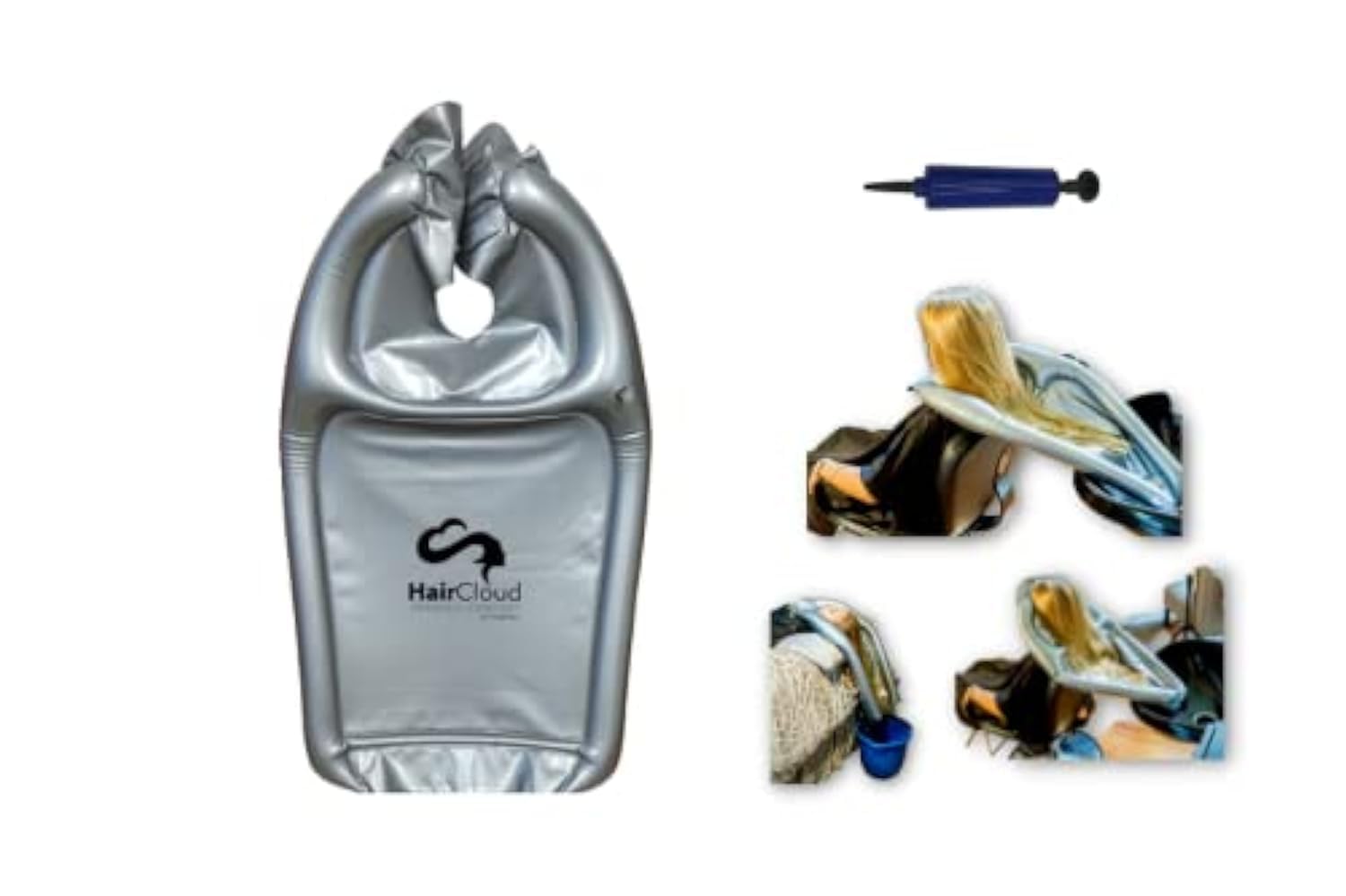 Inflatable Hair Washing Funnel for Shampooing Hair in Any Chair and ...