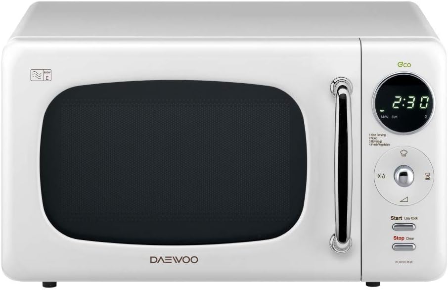 Daewoo KOR9LBKWR Touch Control Microwave with Zero Standby ECO Function ...