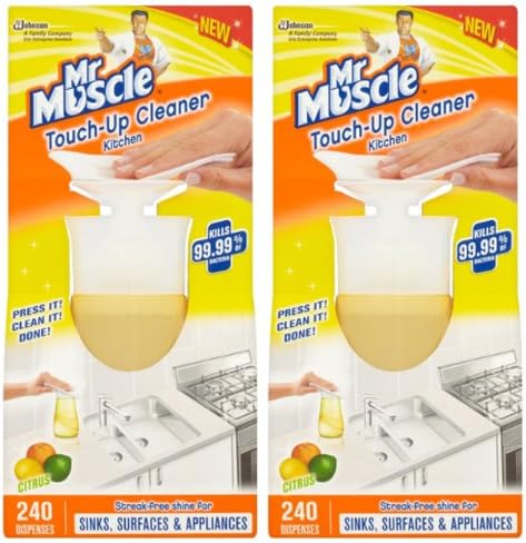 2x Mr Muscle Touch-Up Cleaner for Kitchen 300ml: Amazon.co.uk: Kitchen ...