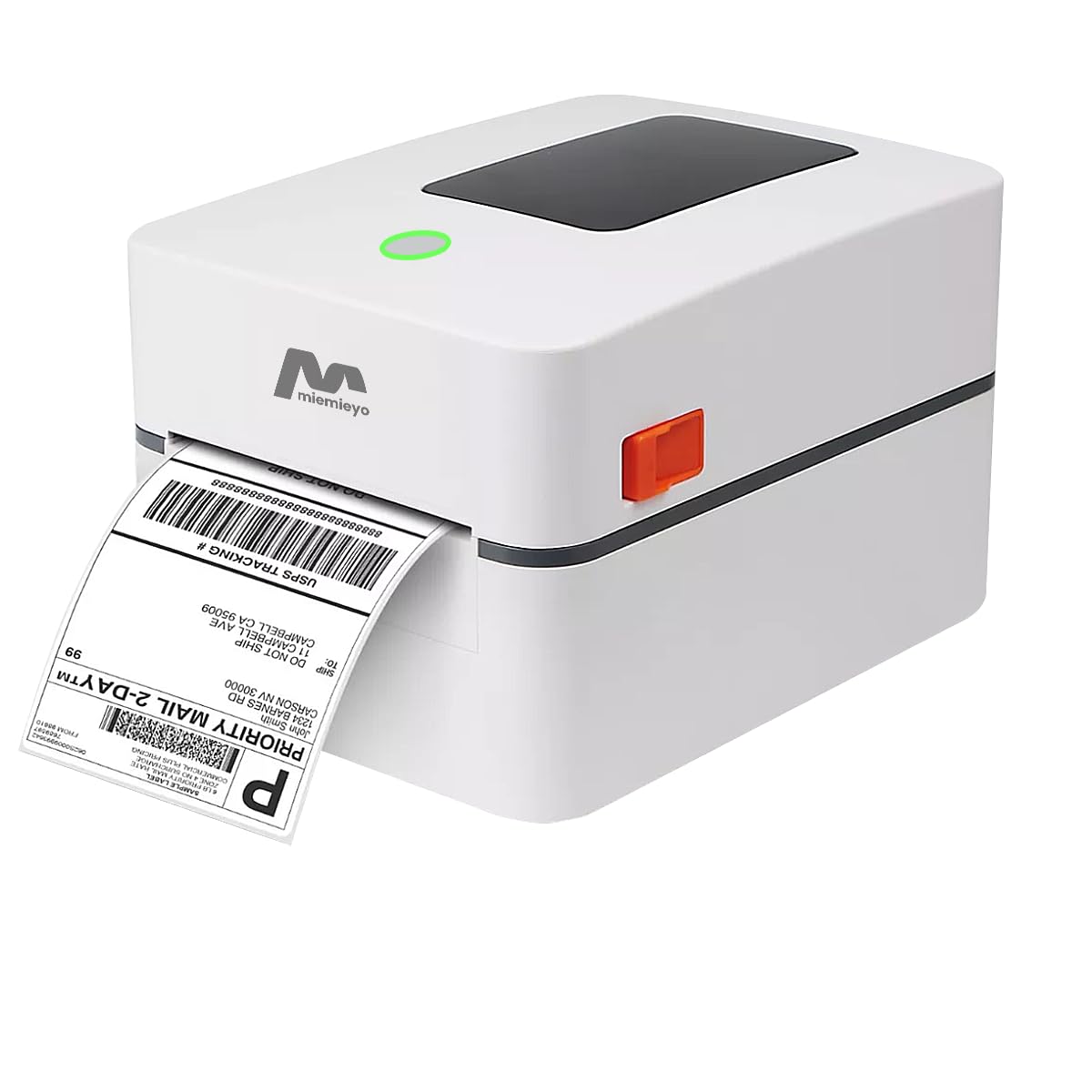 miemieyo 4x6 Shipping Label Printer with A Built-in Label Bin – USB ...