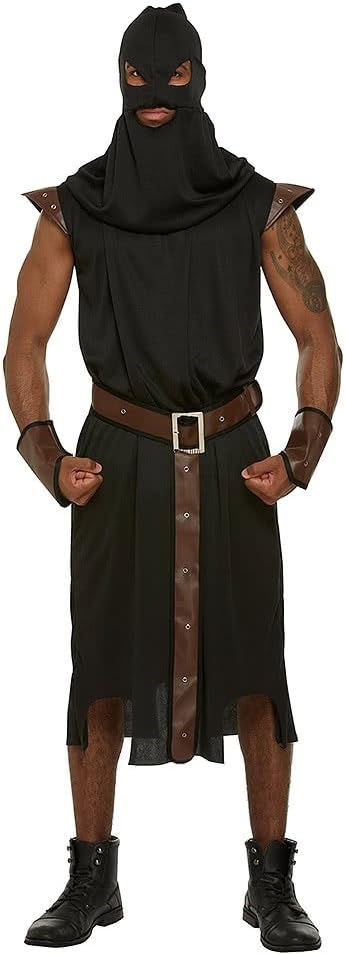 Adult Men's Historical Executioner Halloween Fancy Dress Party Costume ...