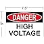 Amazon.com: Warning Keep Out Hazardous Voltage Inside, I Make Decals ...