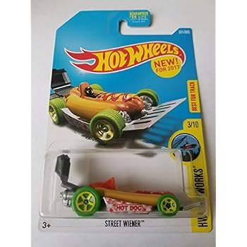 Amazon.com: Hot Wheels 2017 HW City Works Street Wiener (Hot Dog Car ...