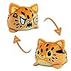 TeeTurtle - The Original Reversible Wild Cat Plushie - Tiger - Cute ...