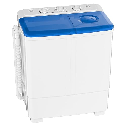 Auertech Portable Washing Machine, 20lbs Twin Tub Washer Mini Compact ...