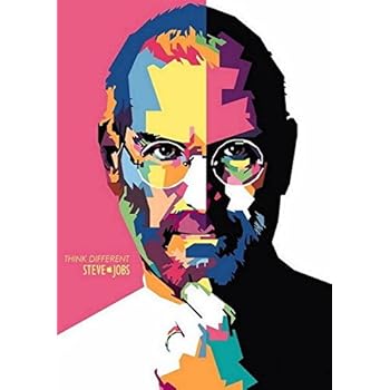 Amazon.com: Steve Jobs Poster, "Think Different" Premium Poster Gloss ...