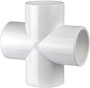 2" 4-way Cross PVC Fitting Connector - Pipe Fittings - Amazon.com