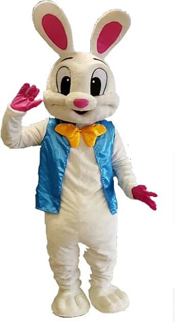 Easter Bunny Rabbit Mascot Costume Marketing Birthday Party Event ...