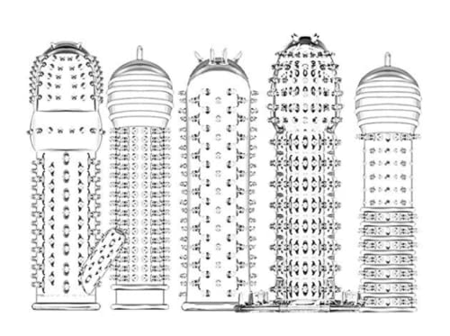 New 2020 Soft Realistic Sleeve Extender Sheath Men Men Enhancement ...