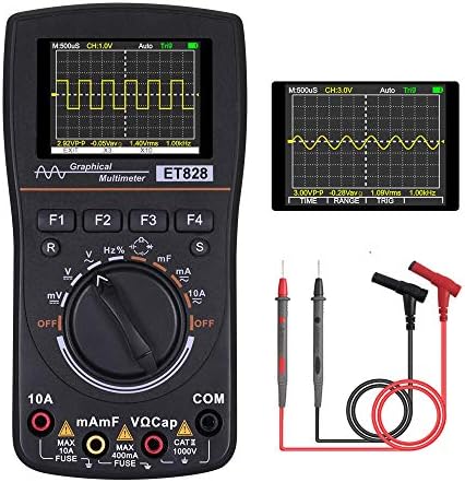 Updated Oscilloscope Multimeter 2 IN 1, Kecheer 2.4 Inches Color Screen ...