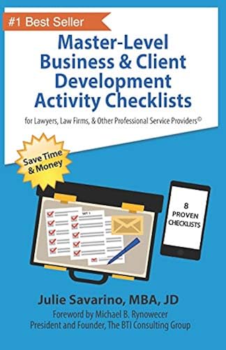 Master-Level Business & Client Development Activity Checklists - Set 1 ...