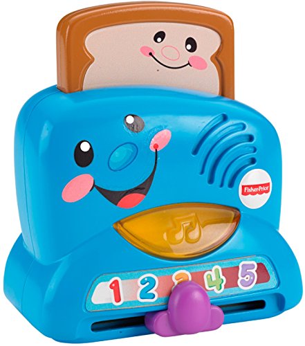 Fisher-Price Laugh & Learn Peek-a-Boo Toaster Home Garden Kitchen ...