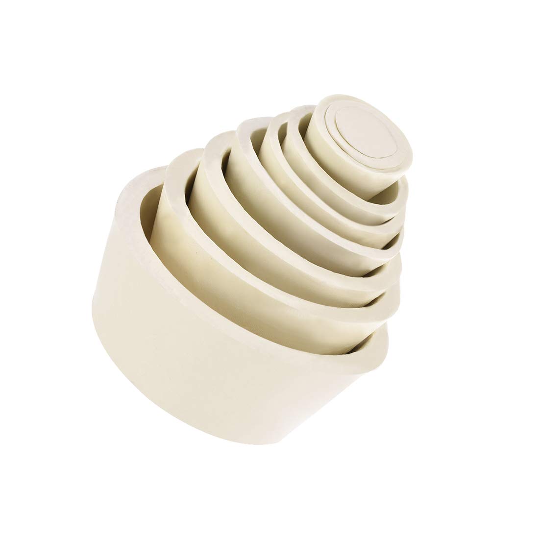 sourcing map Filter Adapter Funnel Flask Cones Set Tapered Rubber 9 ...