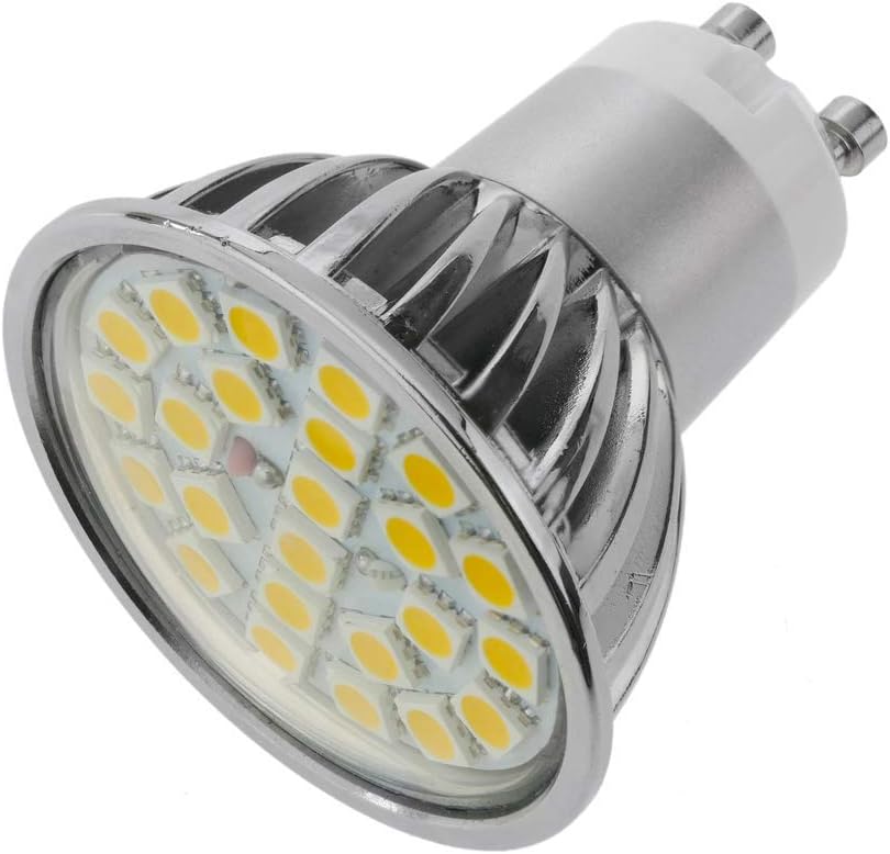 Cablematic – SMD GU10 LED Bulb 3W 230VAC warm light 120 ° 50mm – BigaMart