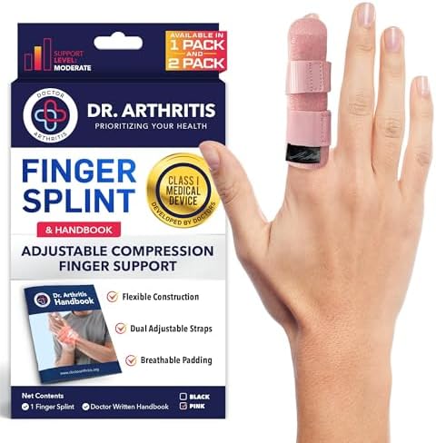 Doctor Developed Finger Splint & Manual - Trigger Finger, Arthritis ...