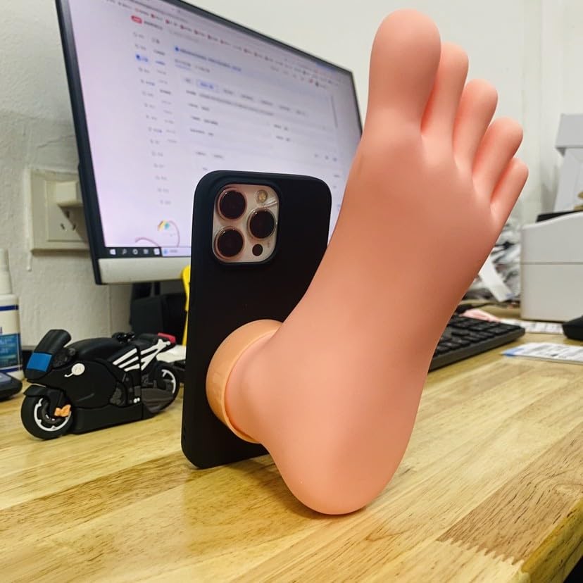 TRADAY 3D Foot Shape Phone Case for iPhone 13 Funny Soft Silicone Ugly ...