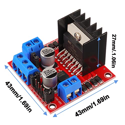 BOJACK L298N Motor DC Dual H-Bridge Motor Driver Controller Board ...