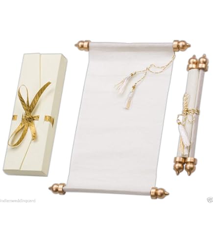 Mini Scroll Invitations