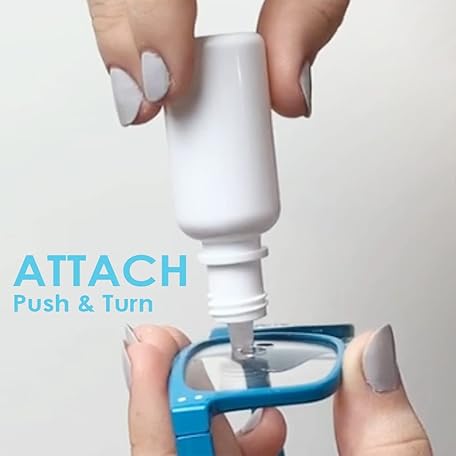 Mua Eye Drop Aid for Bottles, Pipettes, and Vials | Eye Drop Guide for ...