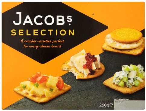 Jacob's Selection Biscuits for Cheese, 250g: Amazon.co.uk: Prime Pantry