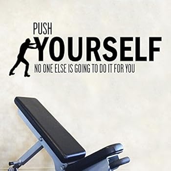 Amazon.com: Vinyl Wall Art Decal - Don't Quit - 11" x 19" - Gym Fitness ...