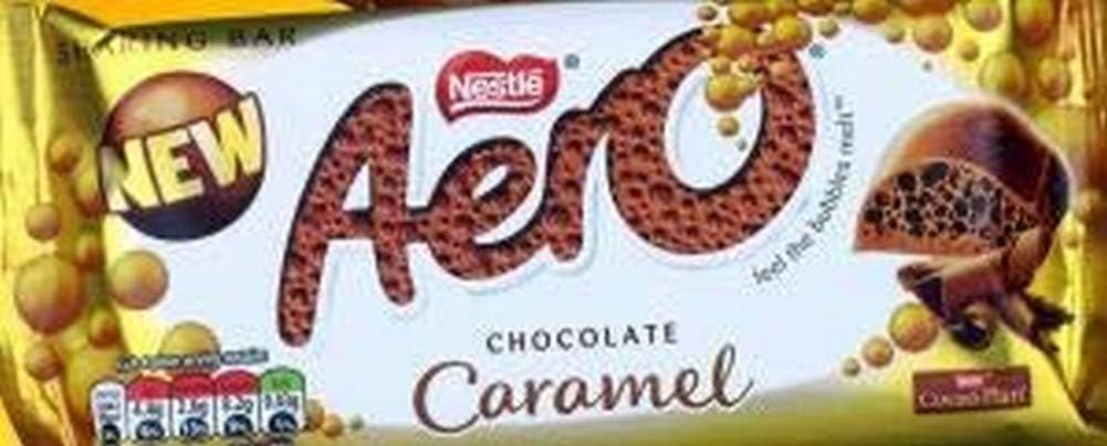 Aero Caramel Chocolate Sharing Bar, 100 g: Amazon.co.uk: Grocery