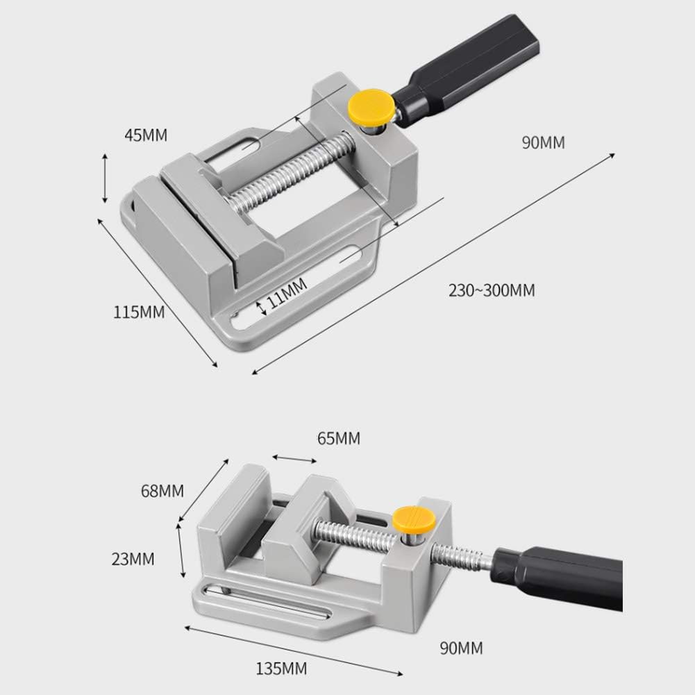 Flat Clamp Table Aluminium Alloy Quick Release Jaw Bench Vice DIY ...