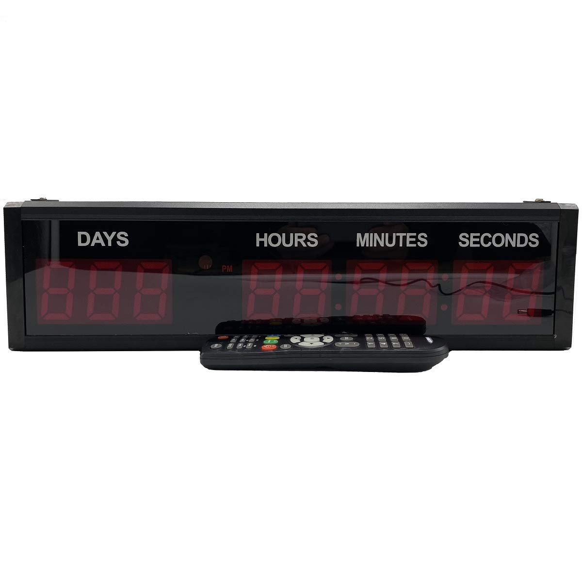BTBSIGN LED Countdown Clock Safety Event Timer With Remote And Buttons For 1.8'' 9 Digits on ...