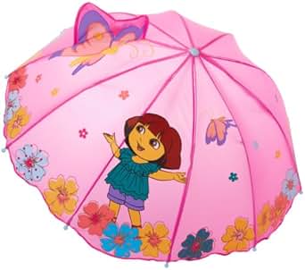 Amazon.com: Kidorable Purple Dora the Explorer Umbrella for Girls w/Fun ...