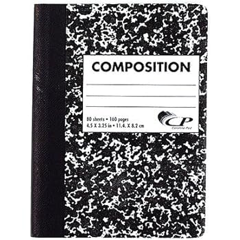 Amazon.com : 80 Sheet Mini Composition Book Assorted Colors [Set of 6 ...