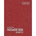 Amazon.com: Password Book Organizer Alphabetical: 8.5 x 11 Password ...