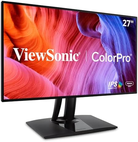 ViewSonic VP2768a ColorPro 27 Inch 1440p IPS Monitor with 100% sRGB ...