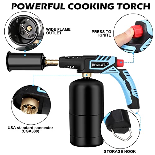 POWERFUL Cooking Torch,Sous Vide,Propane Kitchen torch,Charcoal Lighter ...