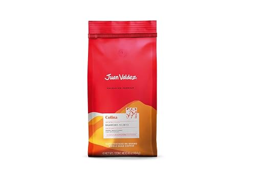 Juan Valdez Colina Whole Bean Coffee, Balanced Roast 16 OZ - Premium ...