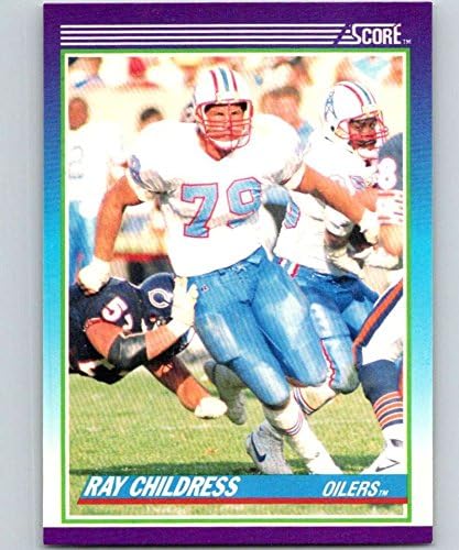 Amazon.com: 1990 Score Football #116 Ray Childress Houston Oilers ...