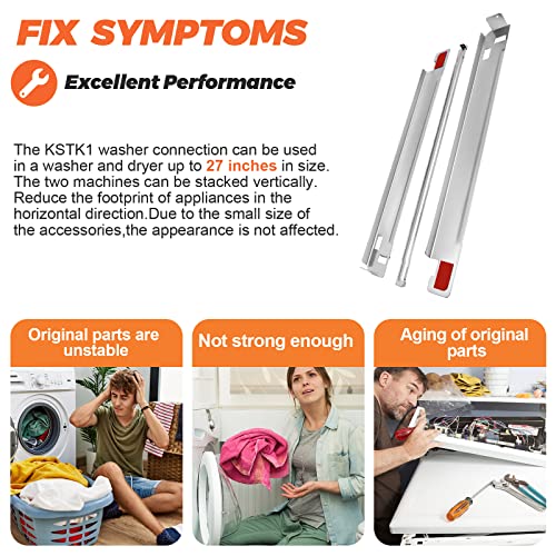 KSTK1 washer dryer stacking kit 27-inch for LG Laundry washing Machine ...