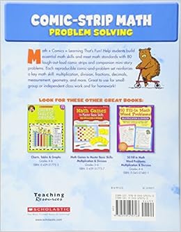 Amazon.com: Comic-Strip Math: Problem Solving: 80 Reproducible Cartoons ...