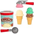 Amazon.com: Magnetic Scoop and Play Ice Cream Toy Set, 8 Pieces : Toys ...